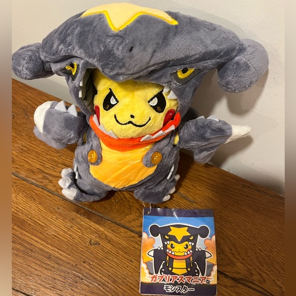 Pokemon | Toys | Pokmon Pikachu X Garchomp Exclusive Plush | Poshmark